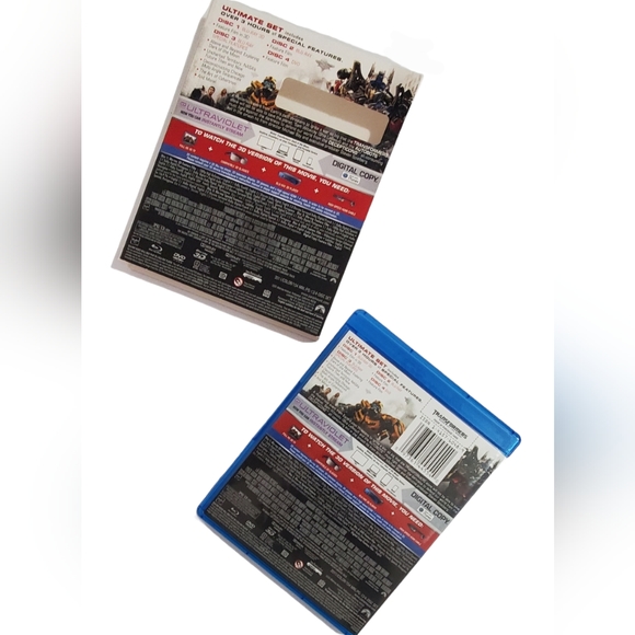 Media | Transformers Dark Of The Moon 3d Bluray Dvd 4disc Lenticular Slipcover Scifi | Poshmark